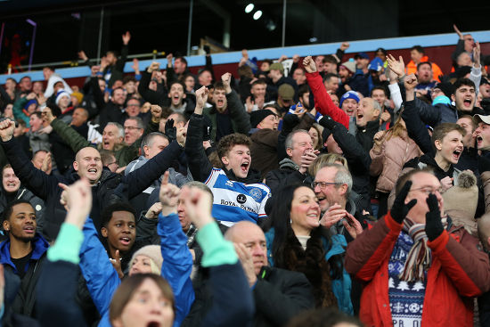Qpr Fans Celebrate Equalizing Goal 11 Editorial Stock Photo - Stock ...