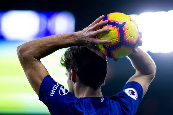 Marcos Alonso Chelsea Prepares Take Throw Editorial Stock Photo - Stock ...