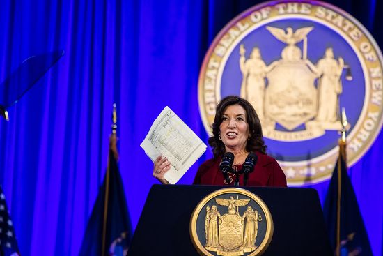 Kathy Hochul Holds Records Her Family Editorial Stock Photo - Stock ...