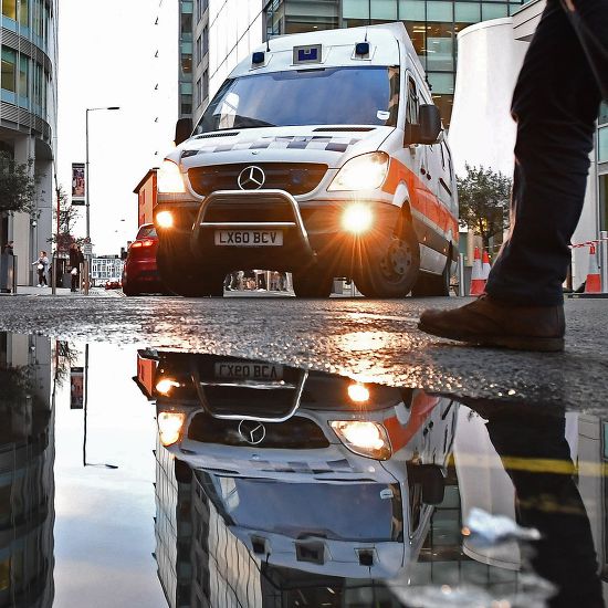 Walkden House Fire Prison Van Leaves Editorial Stock Photo - Stock ...