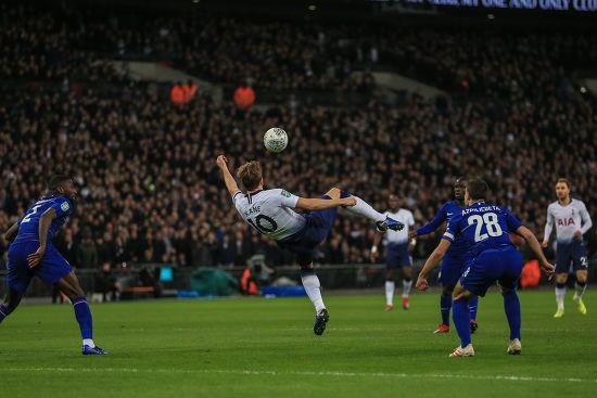 Harry Kane 10 Tottenham Overhead Kick Editorial Stock Photo - Stock ...