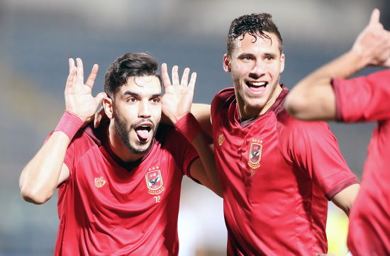 Alahly Player Walid Azaro L Celebrates Editorial Stock Photo - Stock ...