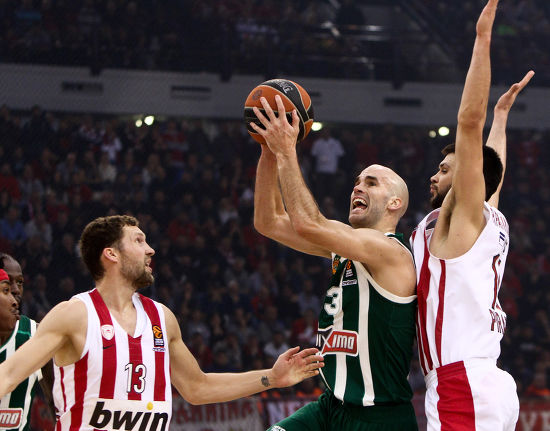 Nick Calathes Panathinaikos M Action Against Editorial Stock Photo ...