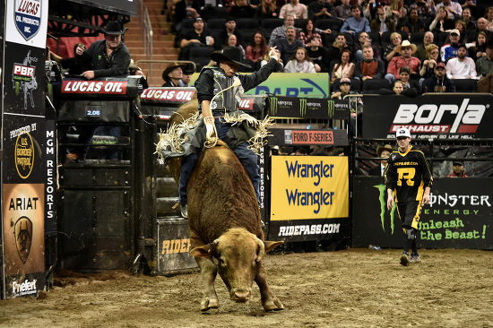 Professional Bull Rider Alex Marcilio Competes Editorial Stock Photo ...