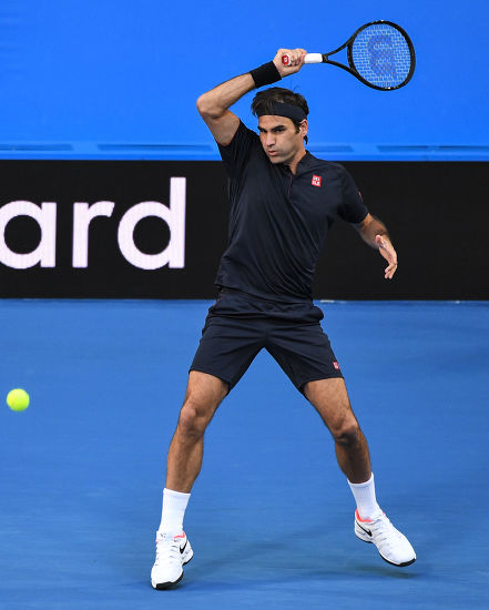 Roger Federer Team Switzerland Action During Editorial Stock Photo ...
