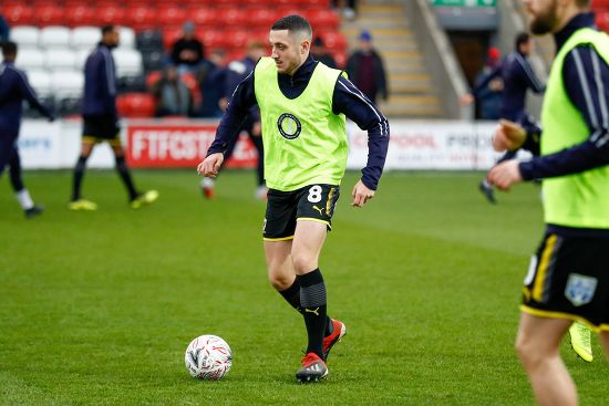 Wimbledon Midfielder Anthony Hartigan 8 Warming Editorial Stock Photo ...
