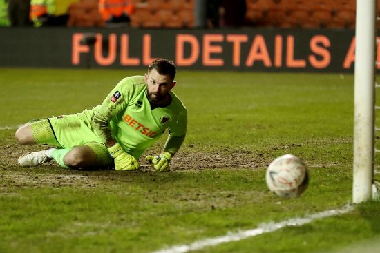 Blackpool Goalkeeper Mark Howard Editorial Stock Photo - Stock Image ...