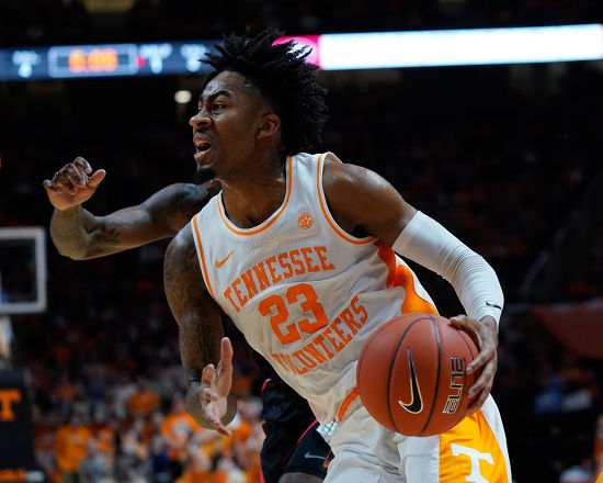 Jordan Bowden 23 Tennessee Volunteers Drives Editorial Stock Photo ...