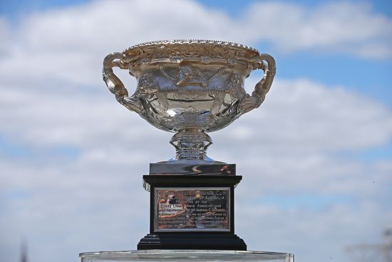 Australian Open Mens Trophy Seen On Editorial Stock Photo - Stock Image ...