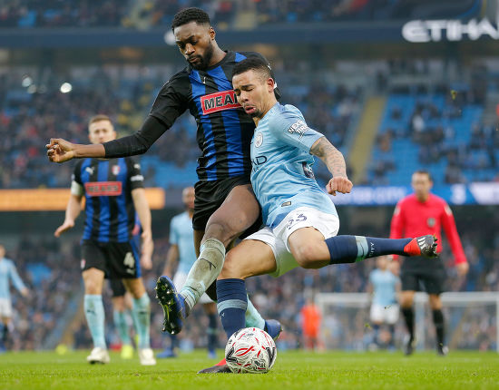 Gabriel Jesus Manchester City Semi Ajayi Editorial Stock Photo - Stock ...