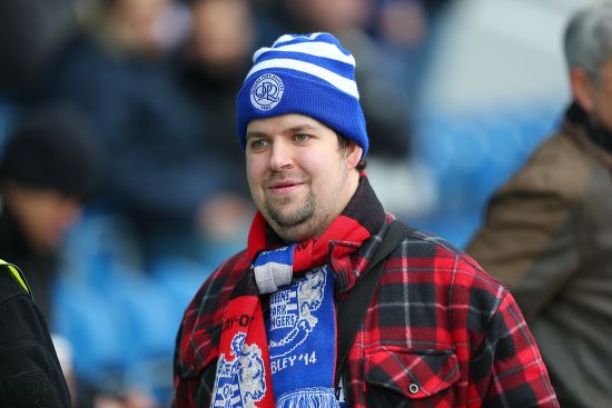 Qpr Fan Wearing Hat Editorial Stock Photo - Stock Image | Shutterstock