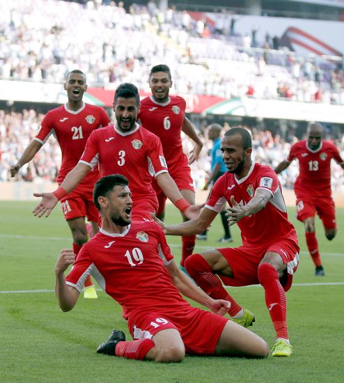 Anas Baniyaseen Front Jordan Celebrates After Editorial Stock Photo ...