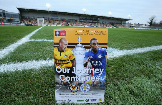 Newport County Match Day Programme Fa Editorial Stock Photo - Stock ...