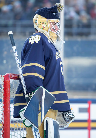 Notre Dame Goaltender Cale Morris 32 Editorial Stock Photo - Stock ...
