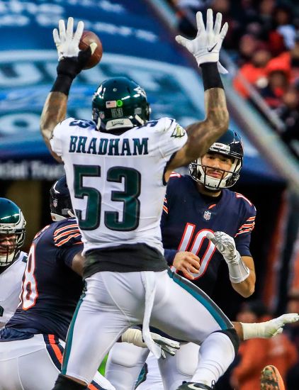 Philadelphia Eagles Outside Linebacker Nigel Bradham Editorial Stock ...