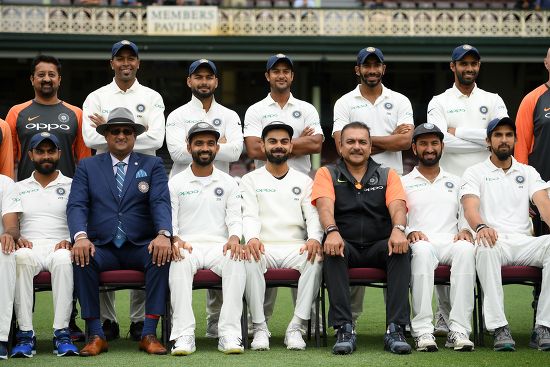 Indian Cricket Team Staff Assemble Photograph Editorial Stock Photo ...