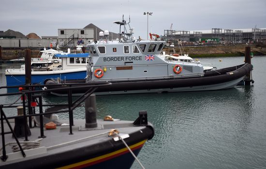 Uk Border Force Vessel Speedwell Moored Editorial Stock Photo - Stock ...