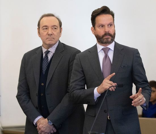 Actor Kevin Spacey L His Attorney Editorial Stock Photo - Stock Image ...