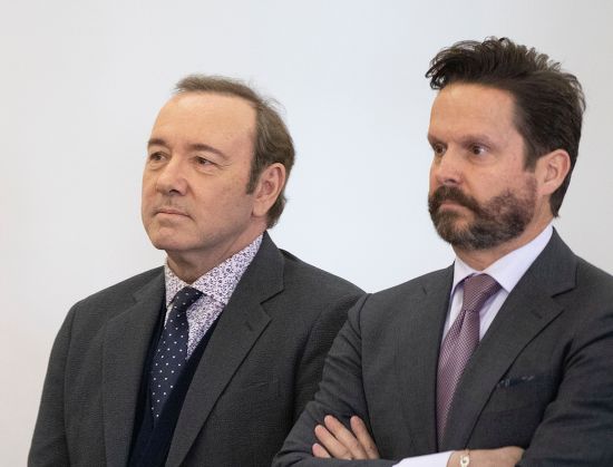 Actor Kevin Spacey L His Attorney Editorial Stock Photo - Stock Image ...