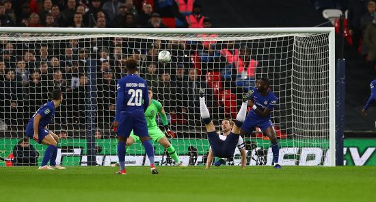 Harry Kane Tottenham Hotspur Attempts Overhead Editorial Stock Photo ...