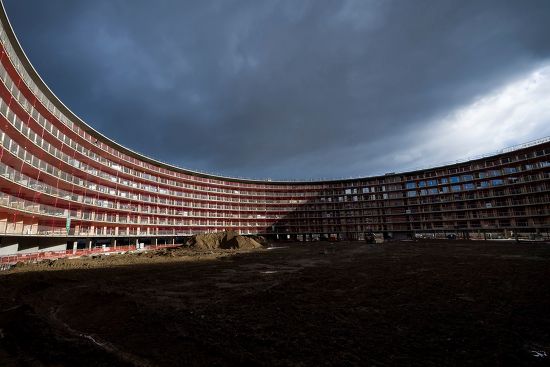 Construction Site Vortex Building Which Will Editorial Stock Photo ...