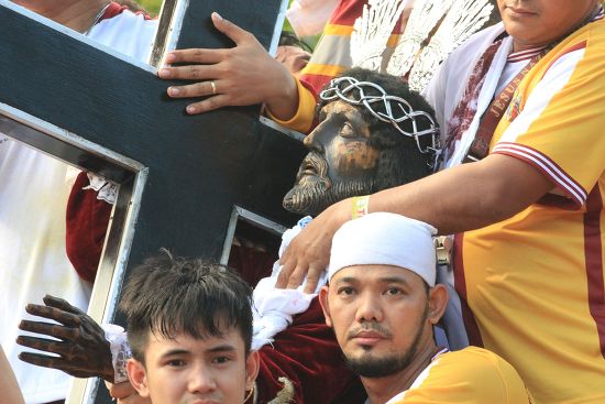 Black Nazarene 400year Old Image Jesus Editorial Stock Photo - Stock ...