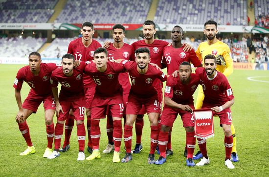 Starting Eleven Qatar Poses Prior 2019 Editorial Stock Photo - Stock ...