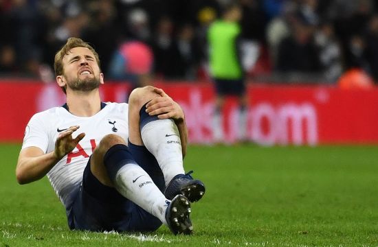 Harry Kane Lay Pain Final Whistle Editorial Stock Photo - Stock Image ...