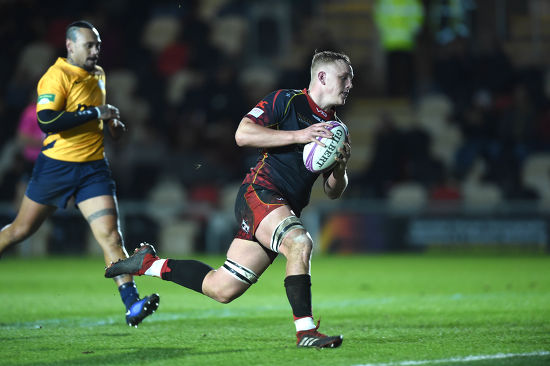 Ben Fry Dragons Runs Score Try Editorial Stock Photo - Stock Image ...