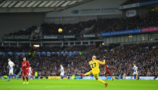 Goalkeeper David Button Brighton Kicks Ball Editorial Stock Photo ...