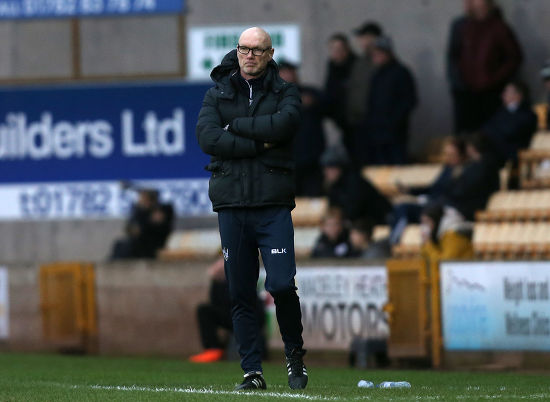 Port Vale Manager Neil Aspin Looks Editorial Stock Photo - Stock Image ...
