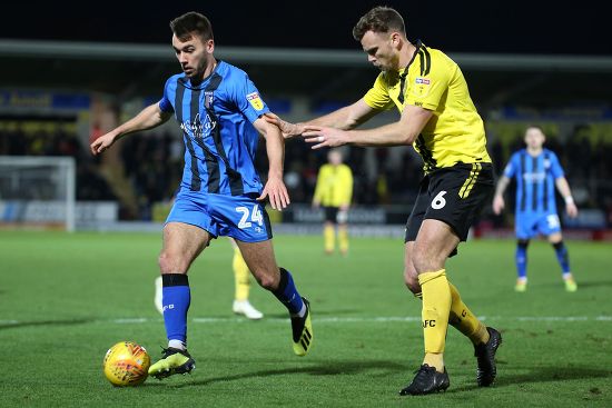 Gillingham Midfielder Josh Rees Strikes Goal Editorial Stock Photo ...