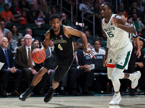 Wake Forest Demon Deacons Guard Torry Editorial Stock Photo - Stock ...