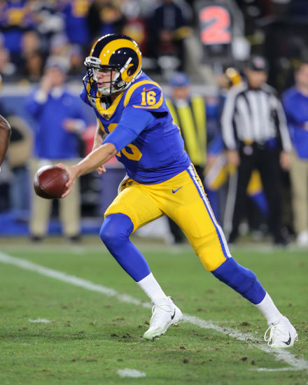 Los Angeles Ca Angeles Rams Quarterback Editorial Stock Photo - Stock ...