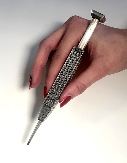 Rare American Novelty Silver Pencil Modelled Editorial Stock Photo ...