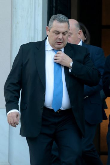 Greek Defence Minister Leader Independent Greeks Editorial Stock Photo ...