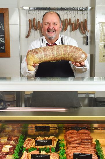 Butcher Adrian Robert Mclaughlin One Haggis Editorial Stock Photo ...