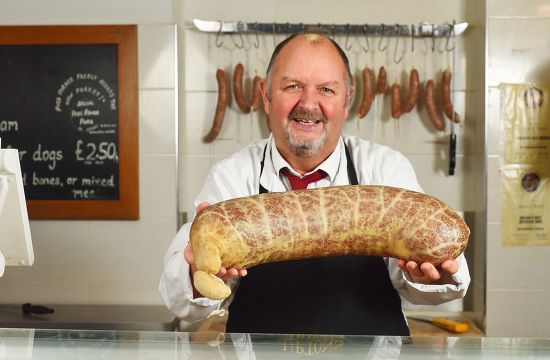 Butcher Adrian Robert Mclaughlin One Haggis Editorial Stock Photo ...