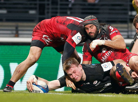Nick Tomkins Reaches Touch Down His Editorial Stock Photo - Stock Image ...