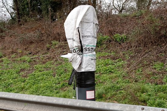 Vandalized Speed Camera Near Martignas France Editorial Stock Photo ...