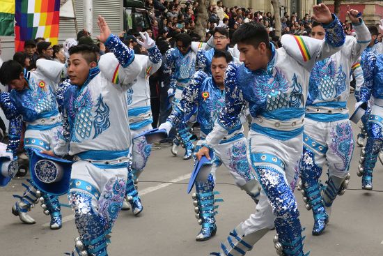 Dancers Perform Caporales Dance During Festival Editorial Stock Photo ...