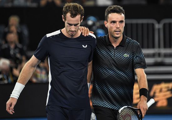 Andy Murray Roberto Bautista Agut Embrace Editorial Stock Photo - Stock ...