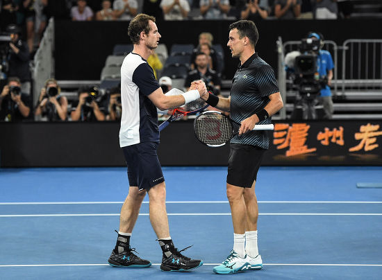 Andy Murray Roberto Bautista Agut Embrace Editorial Stock Photo - Stock ...