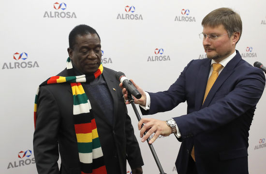 Alrosa Ceo Sergey Ivanov R Zimbabwean Editorial Stock Photo - Stock ...