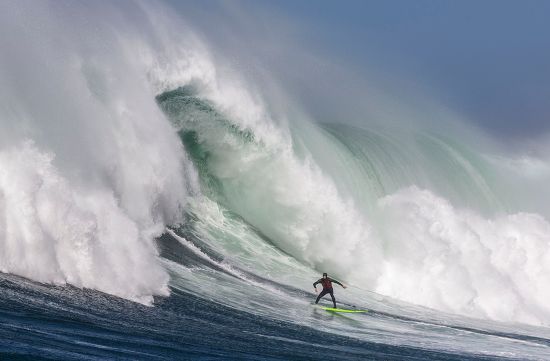 South African Surfer Matt Bromley Rides Editorial Stock Photo - Stock ...