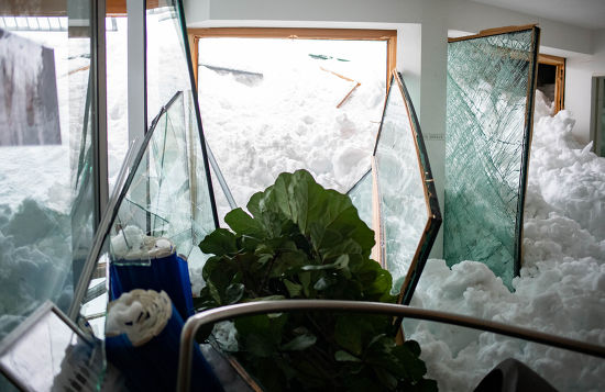 Overview Damage Hotel Which Hit By Editorial Stock Photo - Stock Image ...