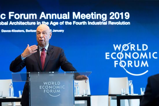 German Klaus Schwab Founder Executive Chairman Editorial Stock Photo ...