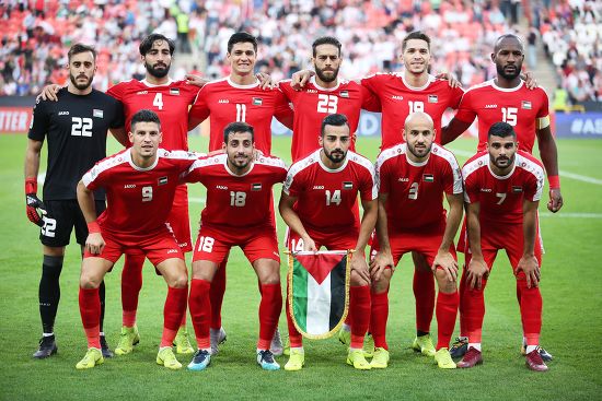 Players Palestine Line 2019 Afc Asian Editorial Stock Photo - Stock ...
