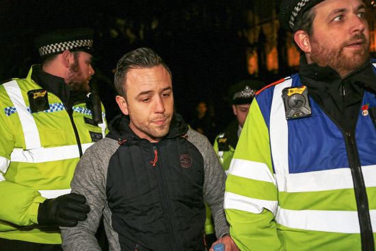 Farright Activist Danny Tommo Arrested By Editorial Stock Photo - Stock ...