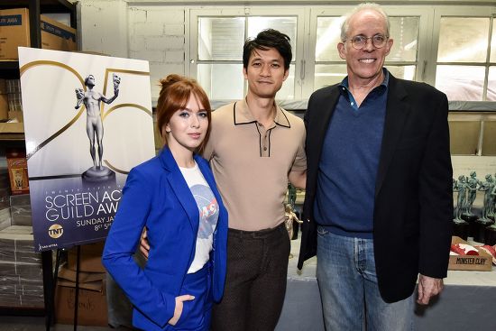 Elizabeth Mclaughlin Harry Shum Jr Daryl Editorial Stock Photo - Stock ...